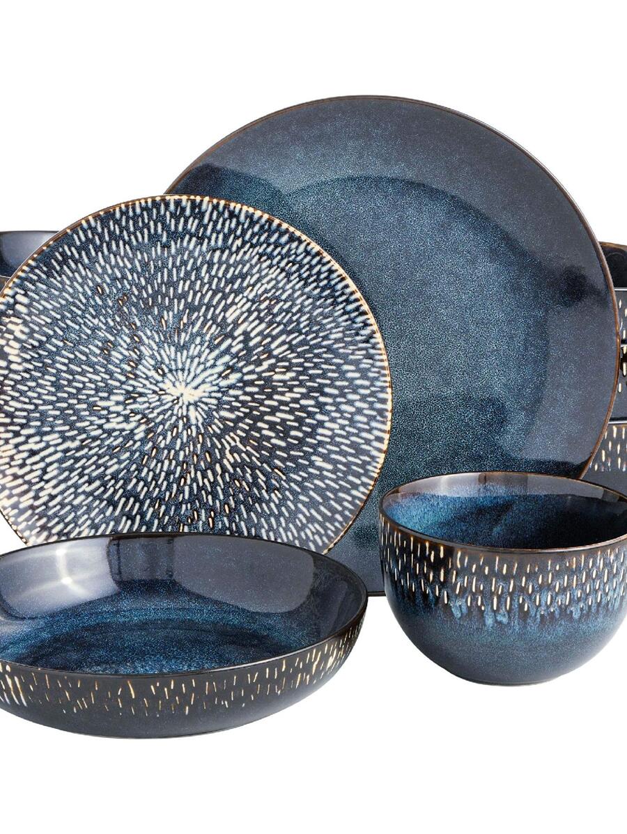 Elite Matisse 16 Piece Double Bowl Dinnerware Set | SHEIN USA