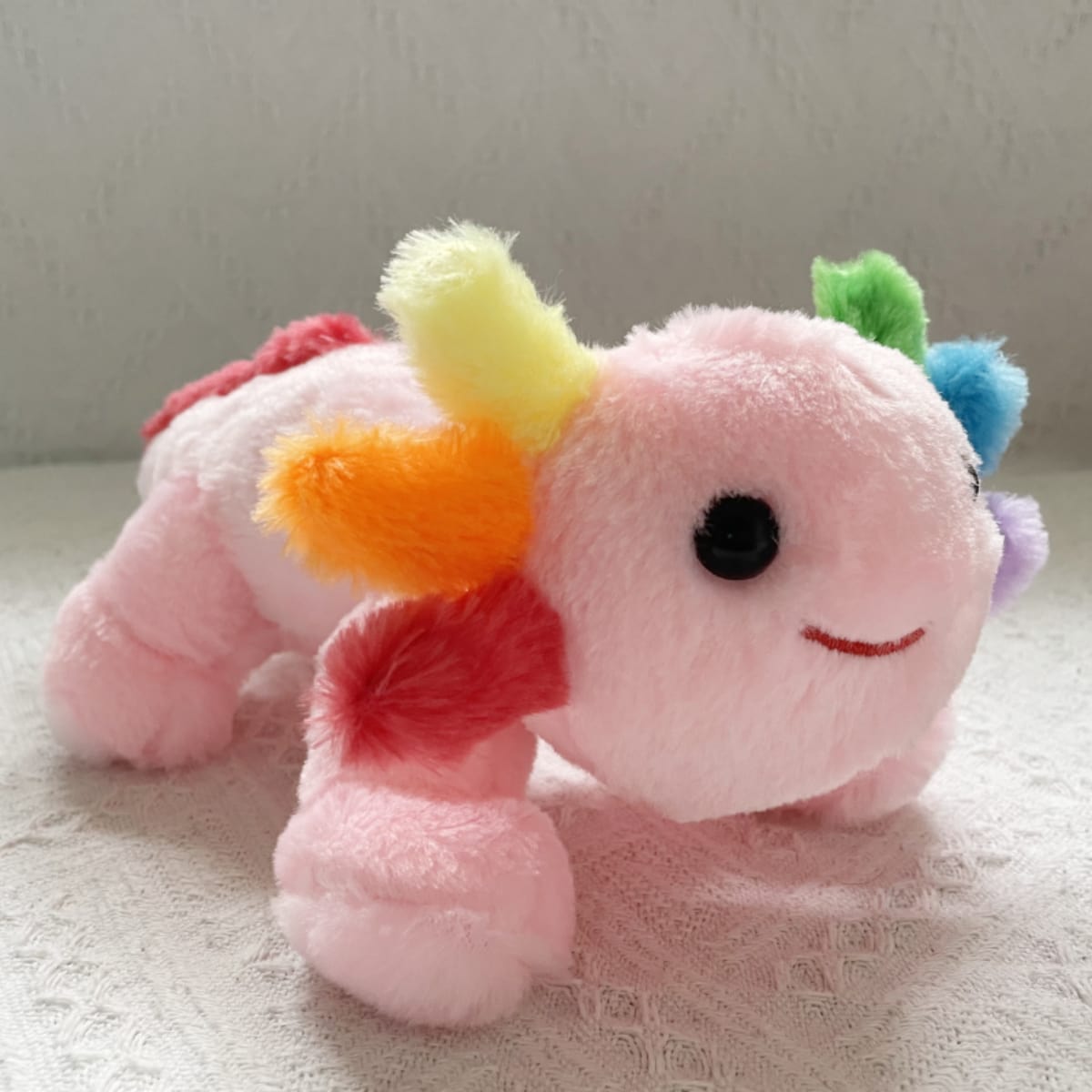 Rainbow Axolotl Plush Toys, Kawaii Stuffed Animal Axolotl Plush Toy ...
