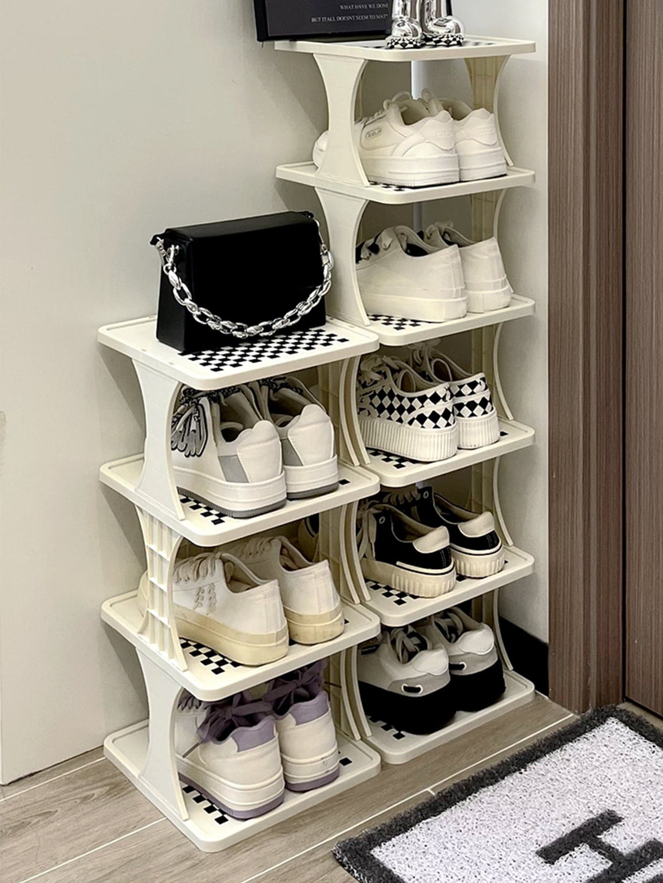 Simple Shoe Rack Multiple Layer Space-saving Shoe Shelf With Slot For ...