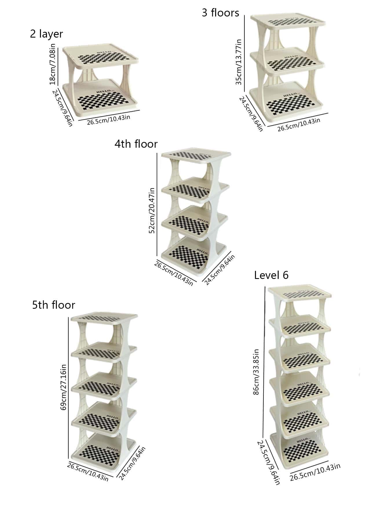 Simple Shoe Rack Multiple Layer Space-saving Shoe Shelf With Slot For ...