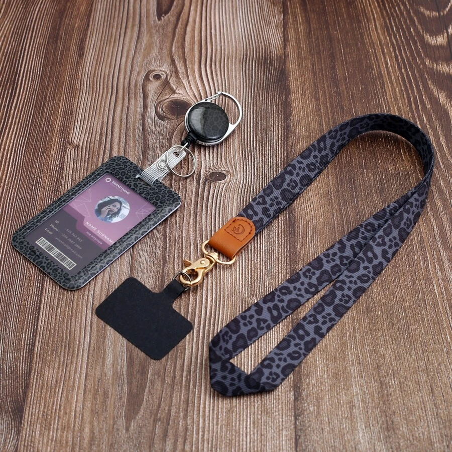 (4Pcs) Heavy Duty Retractable Badge Reels Clip and Vertical Plastic ID ...