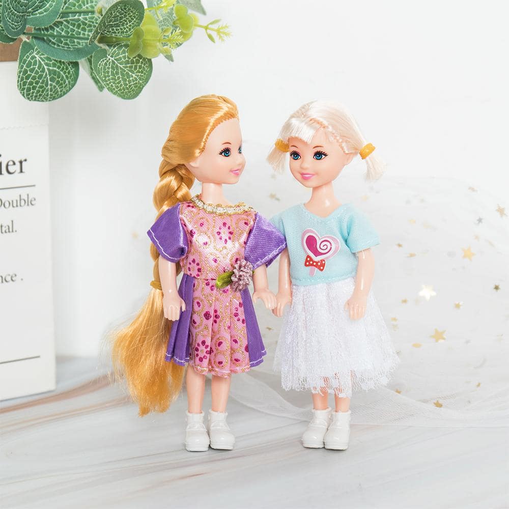 10 Sets 5 Inch Dolls Mini Dolls Include 10 Pieces Girl Dolls, 10 Sets ...