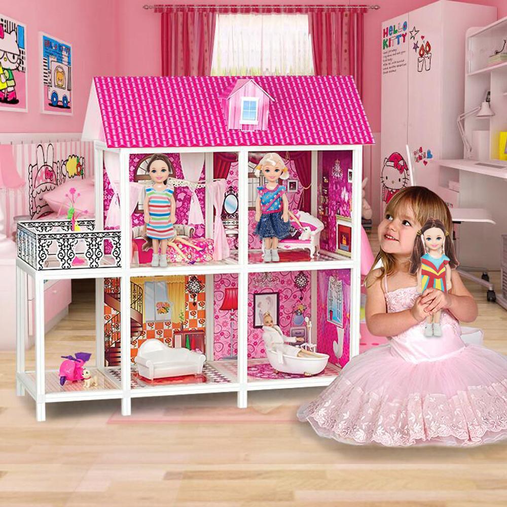 10 Sets 5 Inch Mini Doll with Doll Clothes Party Grown Outfits Doll ...