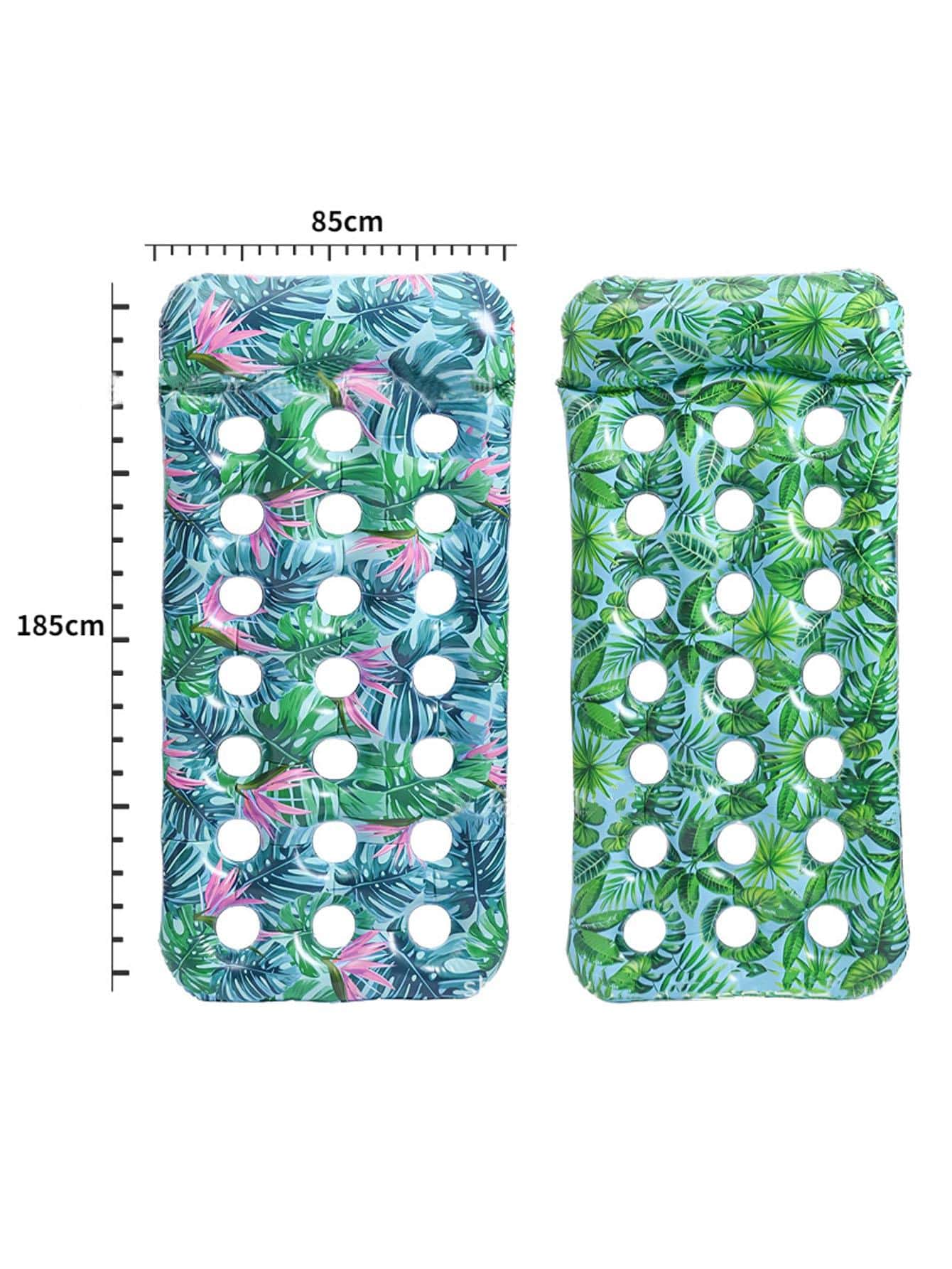 Inflatable pillow hole floating row adult water floating plate ...