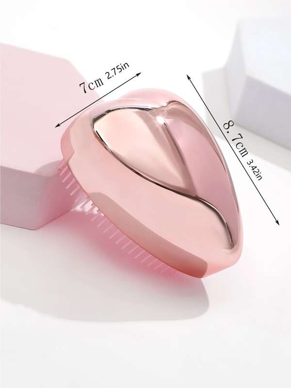 Hair Brush Cushion Hairbrush Portable Mini Comb, Candies Color Heart ...