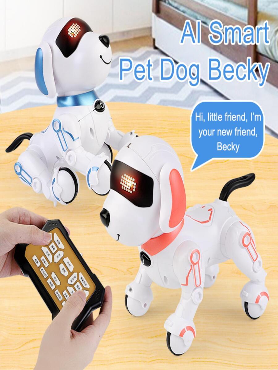 1 Pieza Robot Perro Inteligente Con Control Remoto, Juguete Eléctrico ...
