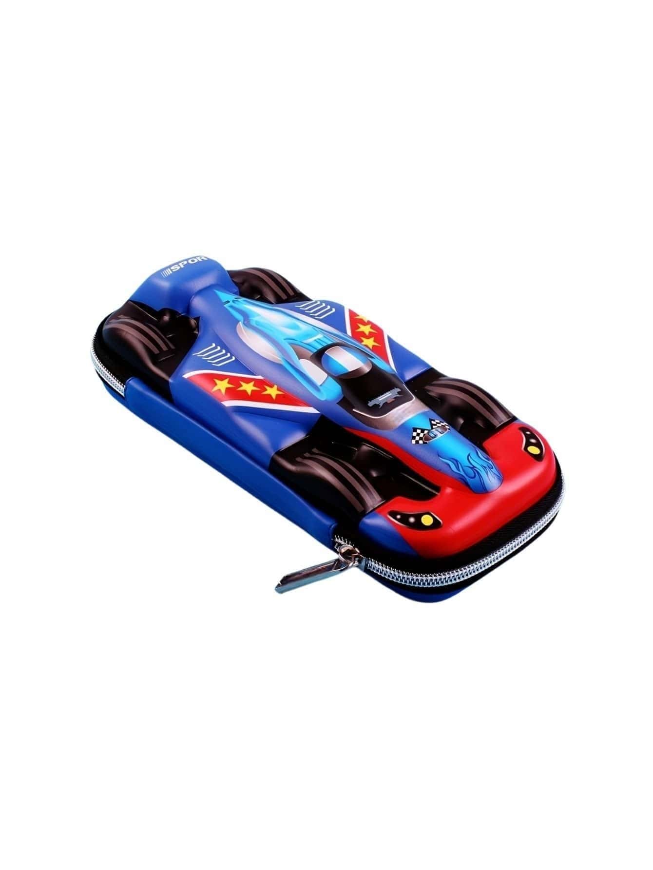 1pc/31pcs Car Shaped Pencil Case, 3d Racing Car Design, Blue | SHEIN USA