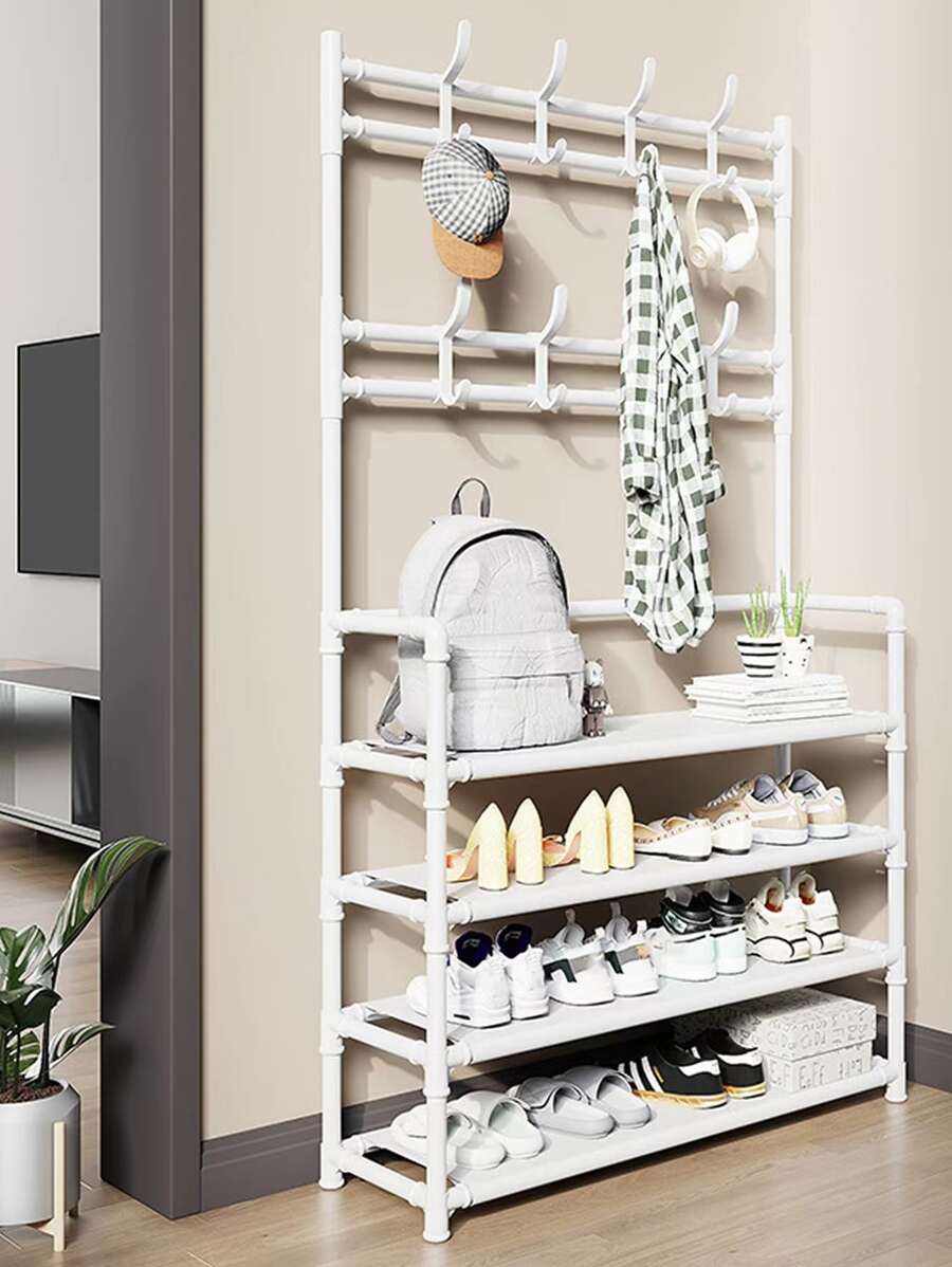 1pc Simple Freestanding Coat, Hat And Shoe Rack | SHEIN USA