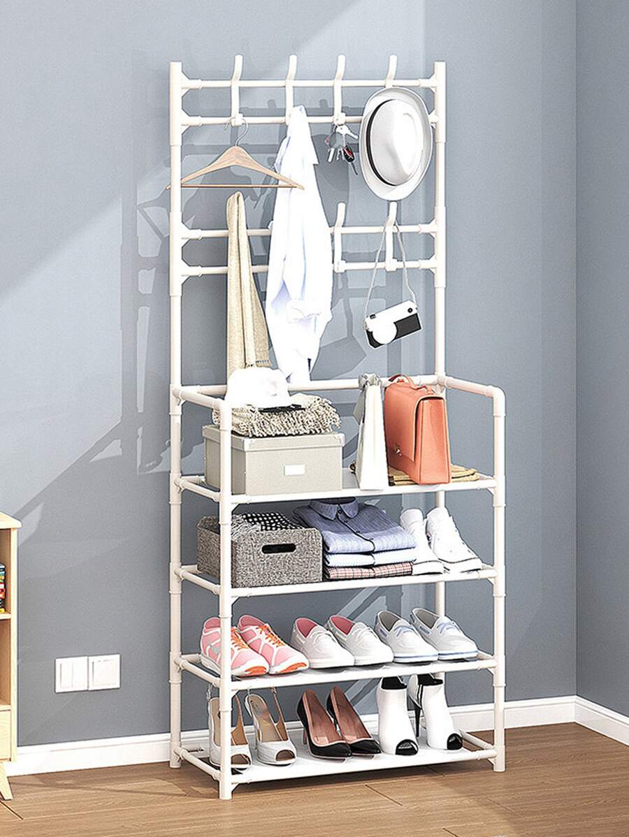 1pc Simple Freestanding Coat, Hat And Shoe Rack | SHEIN USA