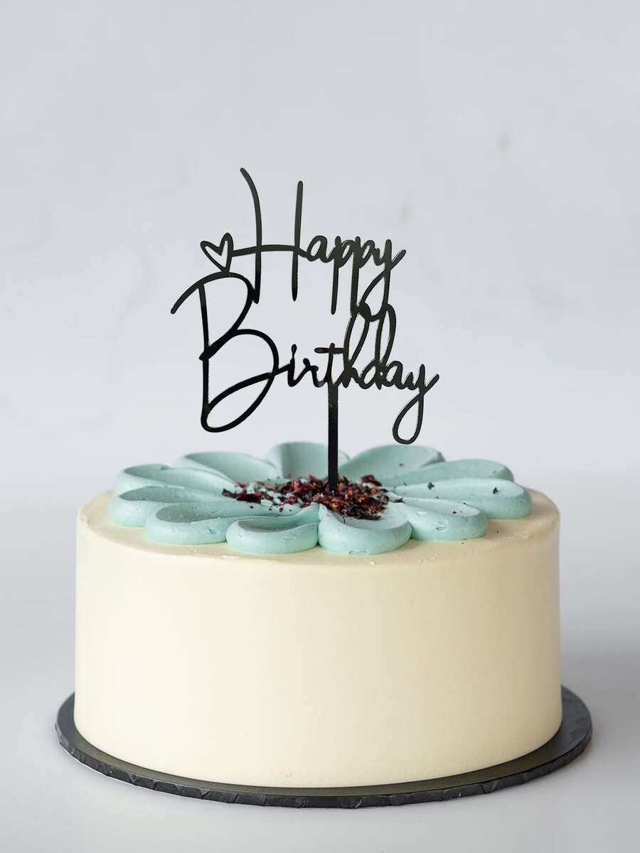 1PC Happy Birthday Cake Topper Star Birthday Cake Topper Happy Birthday ...