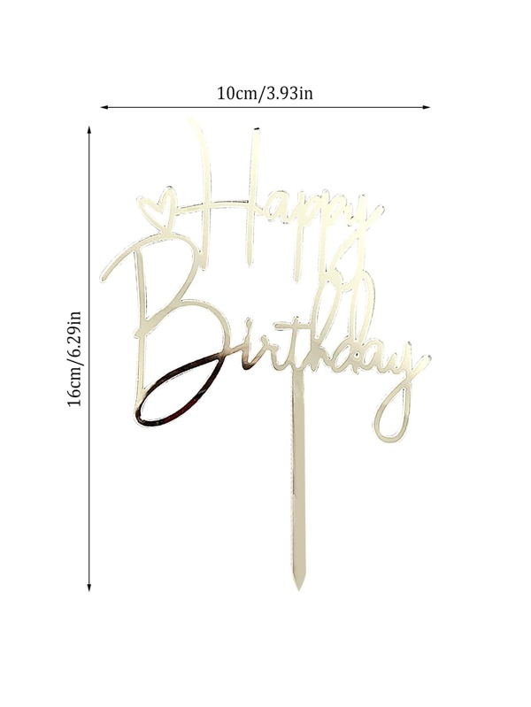 1PC Happy Birthday Cake Topper Star Birthday Cake Topper Happy Birthday ...