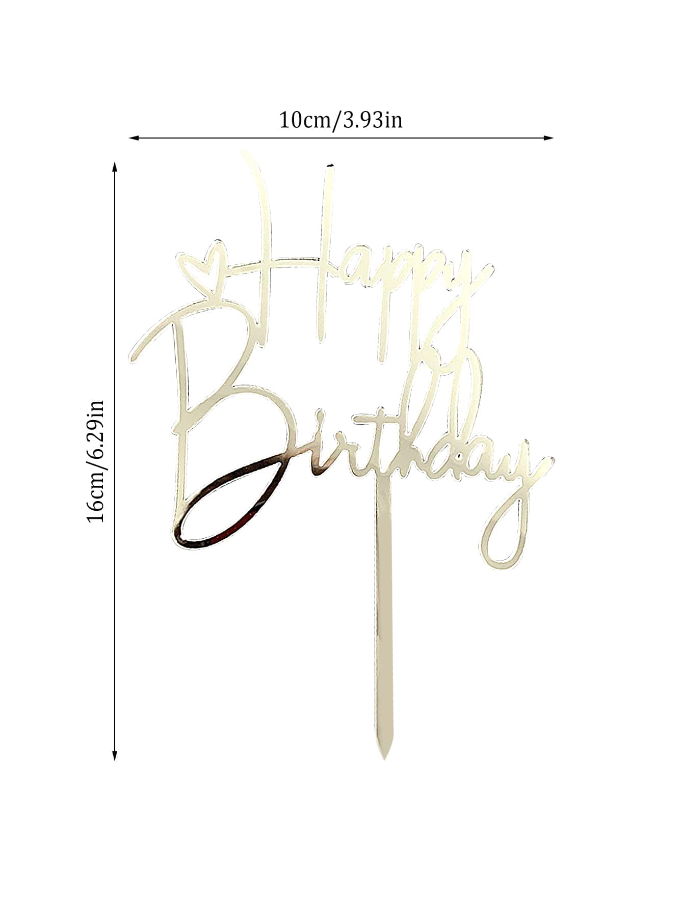 1PC Happy Birthday Cake Topper Star Birthday Cake Topper Happy Birthday ...