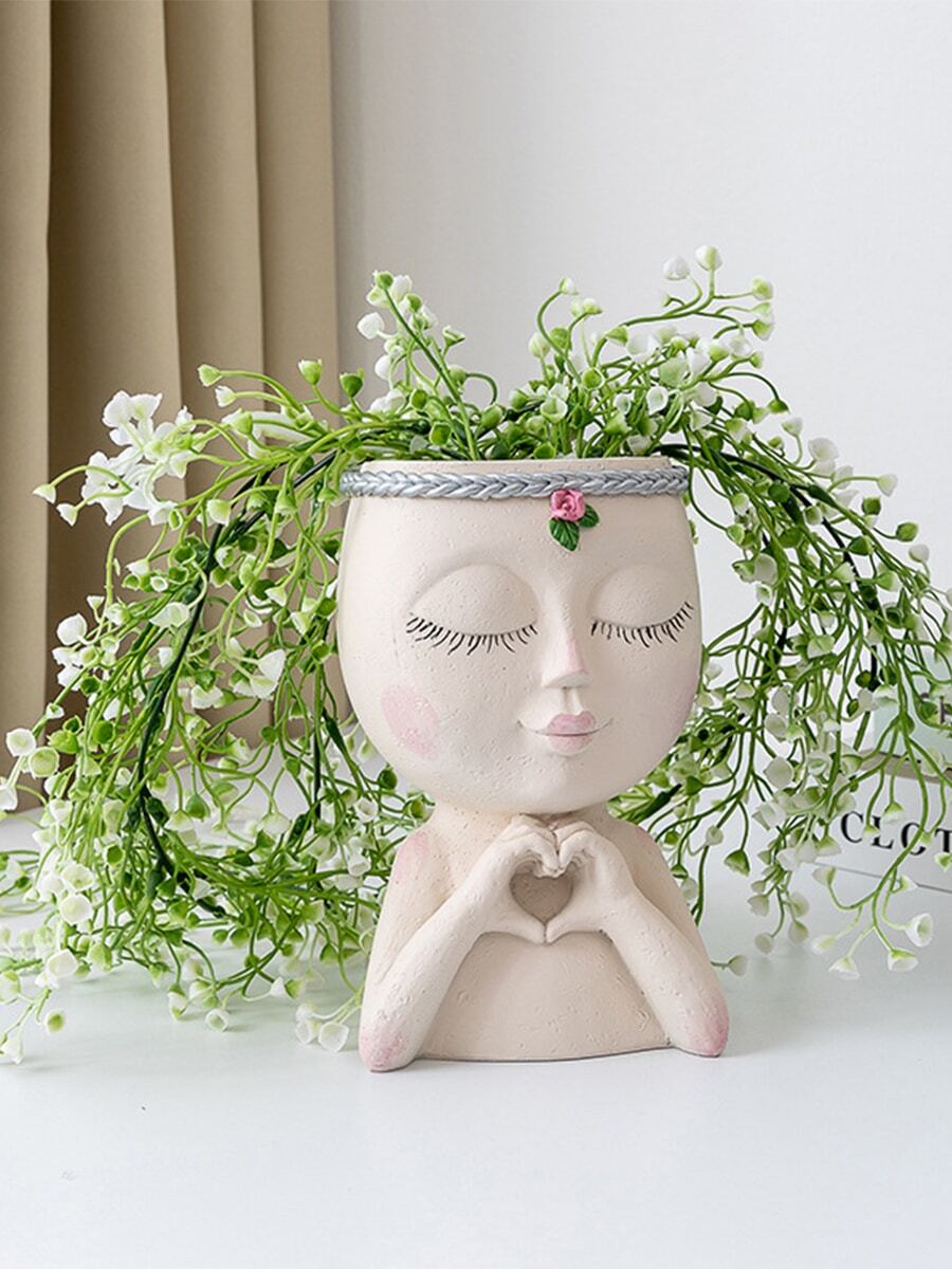 Face Planters for Indoor Plants Face Flower Pot Head Planter Cute ...