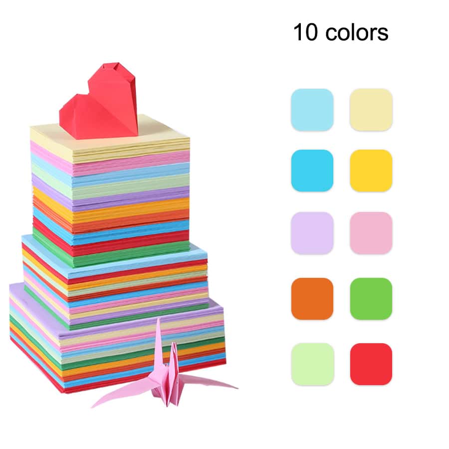 100pcs 50pcs Mix Colored Paper A4 A5 Size Origami Paper Printer And ...