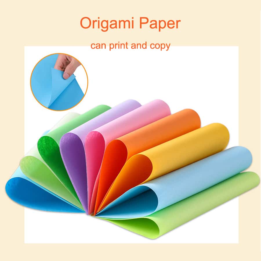 100pcs 50pcs Mix Colored Paper A4 A5 Size Origami Paper Printer And ...