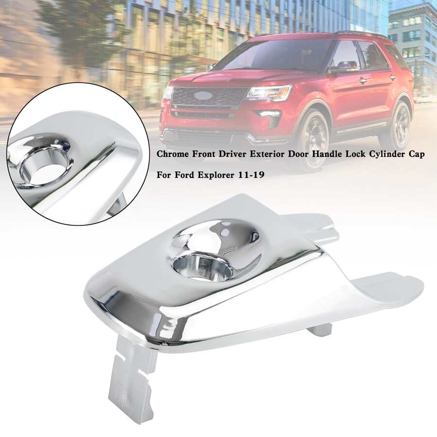 Front Driver Exterior Door Handle Lock Cylinder Cap For Explorer 11-19 ...