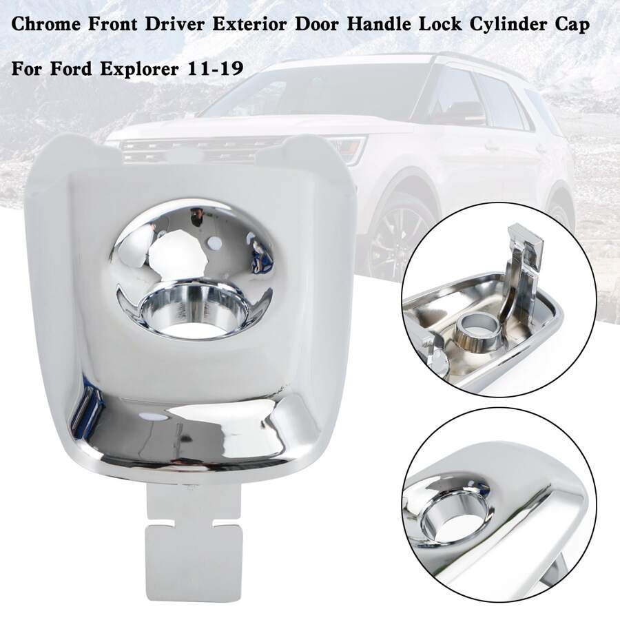 Front Driver Exterior Door Handle Lock Cylinder Cap For Explorer 11-19 ...
