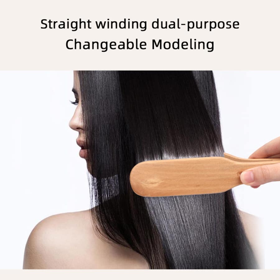 1pc Hair Straightener Comb V-Shaped Hair Straightening Comb Ionizing ...
