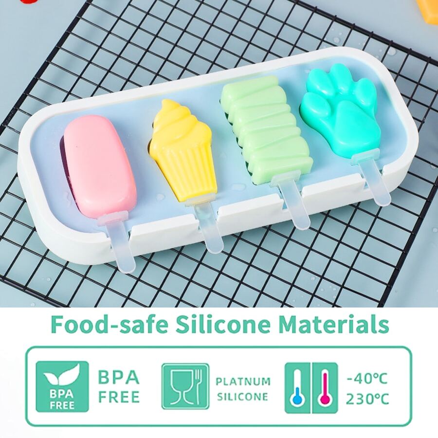 Self-made popsicle mold shape, reusable popsicle stick, self-made DIY ...