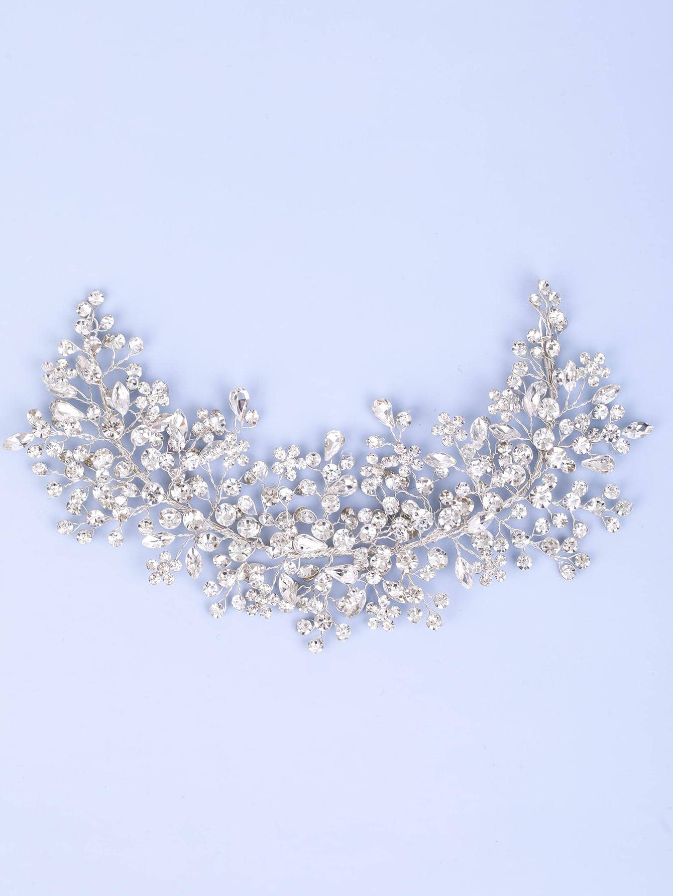 1pc Women's Elegant Rhinestone Headband Handmade Luxurious Party Hair ...