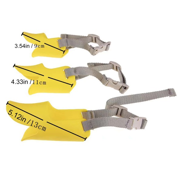 Yellow Dog Muzzle With Duck Beak Design | SHEIN
