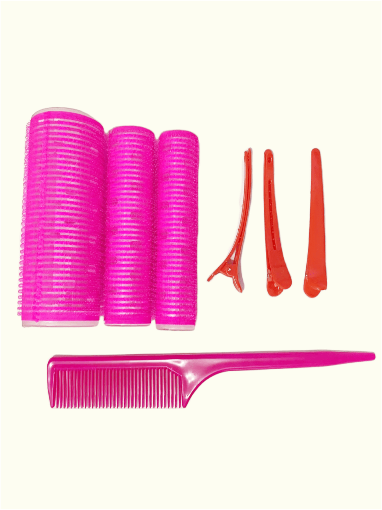 7pcs Long 10cm Bangs Curler Set, Basic Daily Use Self-adhesive Roller ...