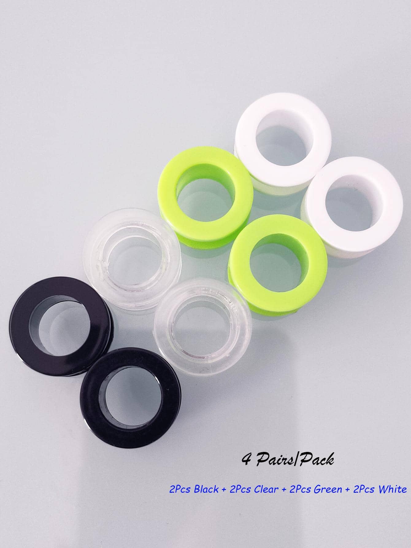 4pairs Acrylic Ear Plugs | SHEIN USA