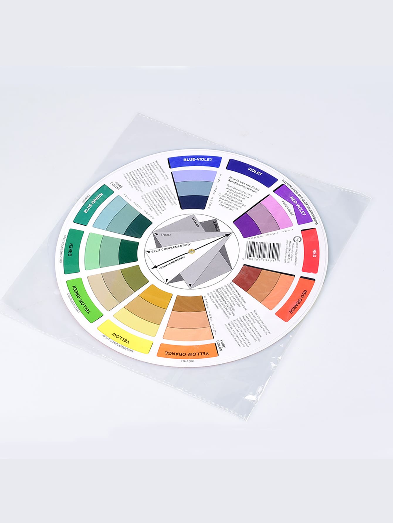 Cox Color Wheel - 1pc 9.2 Inch Multicolor Artist Paint Mixing Guide ...