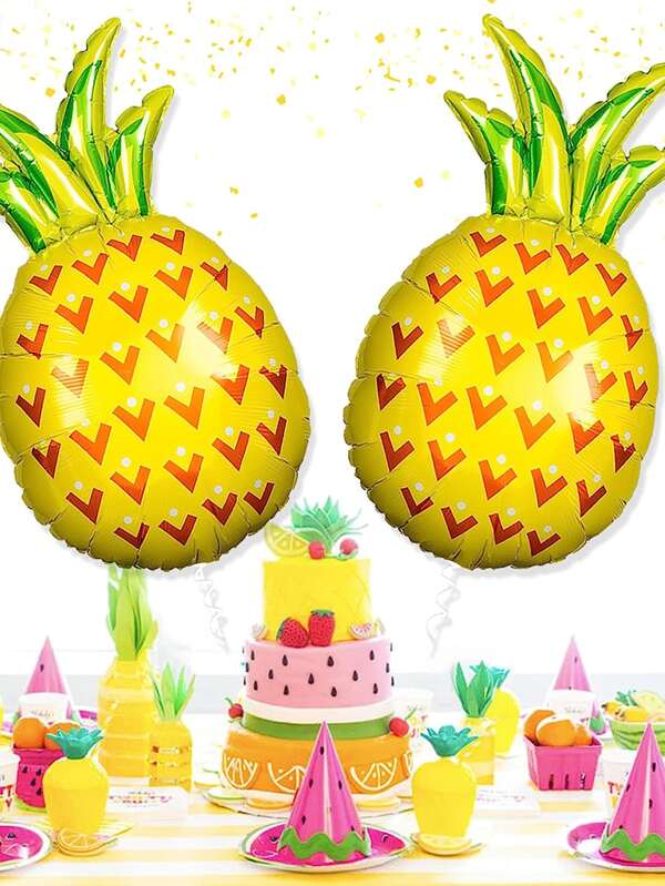 gigante piña globos decoraciones - 32 pulgadas piña Globo de aluminio ...