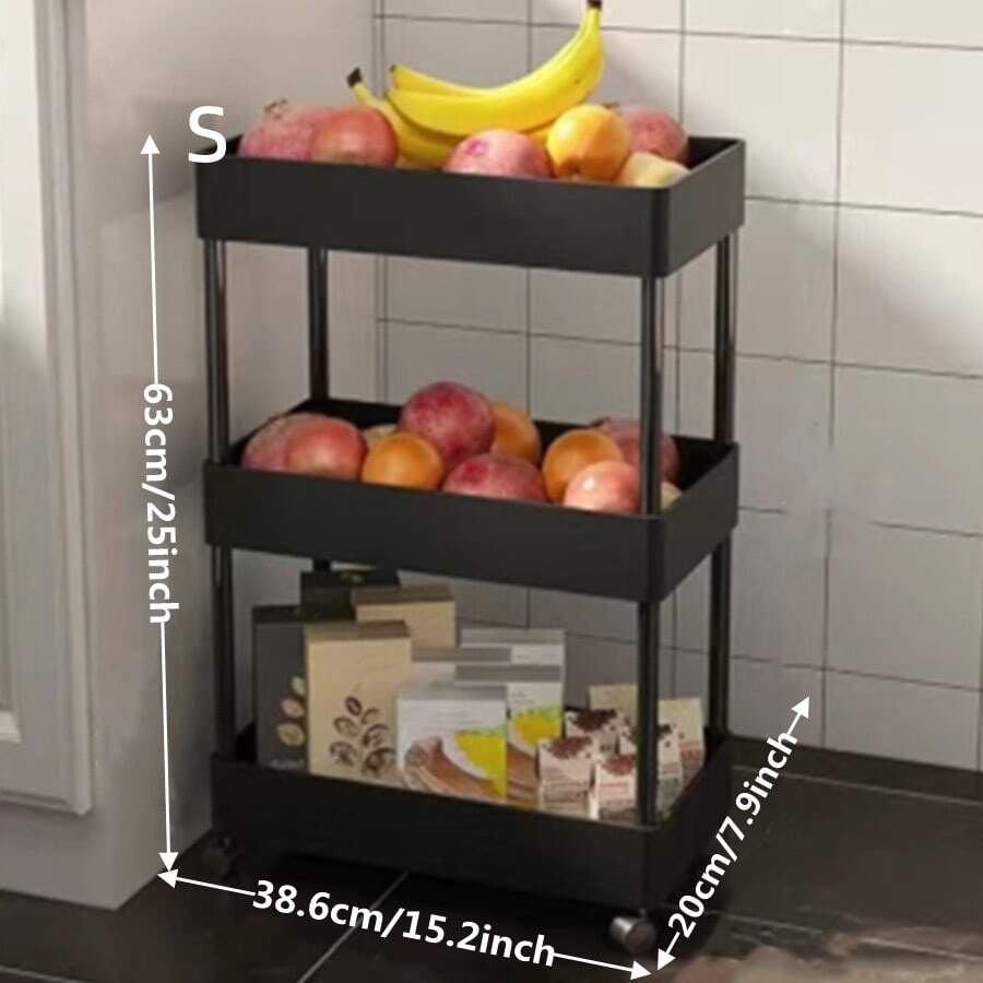 1pc Diy Large Capacity Multilayer Kitchen Storage Rack, Desk Organizer ...