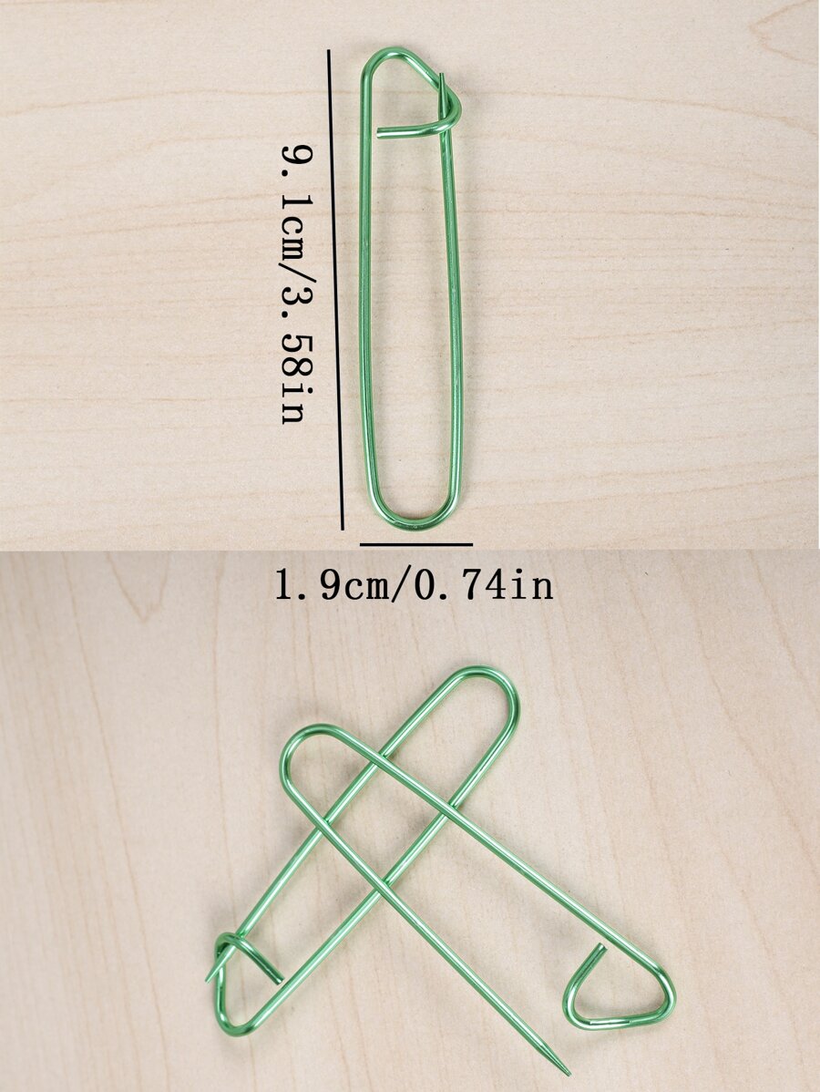 2pcs 9cm Green Aluminum Locking Pins / Anti-Slip Pins / Sweater Snag ...