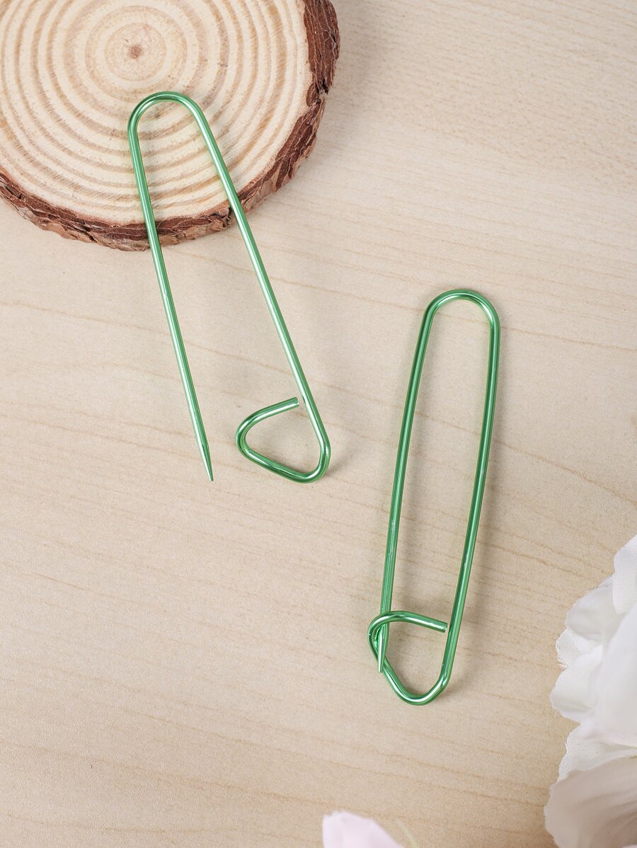 2pcs 9cm Green Aluminum Locking Pins / Anti-Slip Pins / Sweater Snag ...