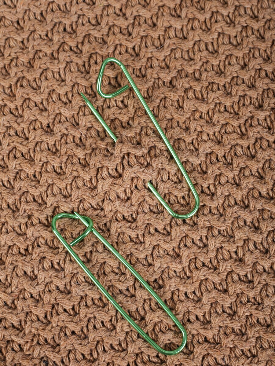 2pcs 9cm Green Aluminum Locking Pins / Anti-Slip Pins / Sweater Snag ...