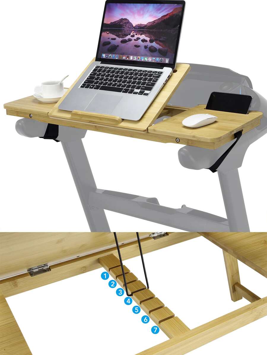 Treadmill Laptop Desk,Universal Ergonomic Platform For Notebooks ...