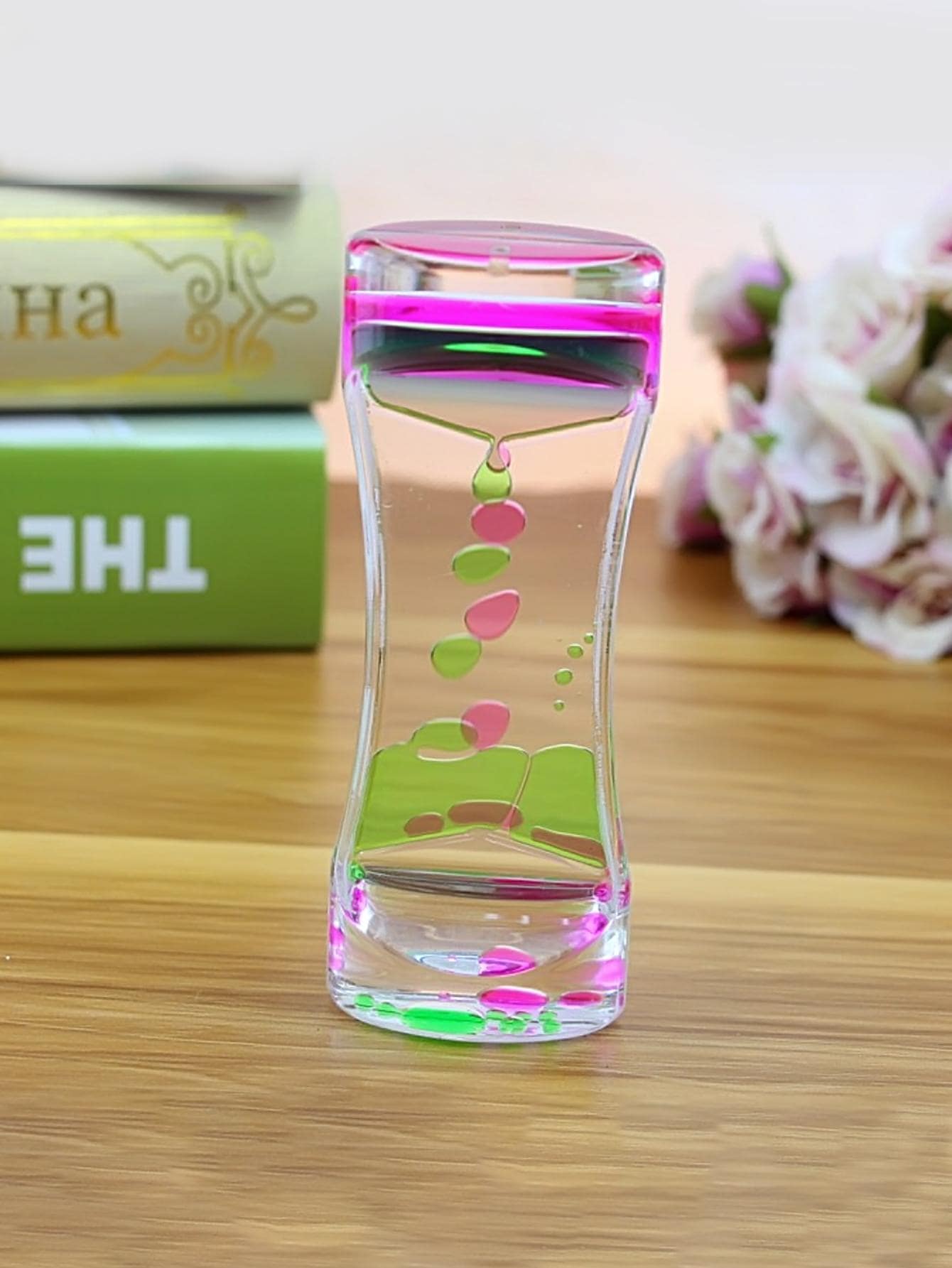 1 piece milk color small two-color oil drop hourglass acrylic ...