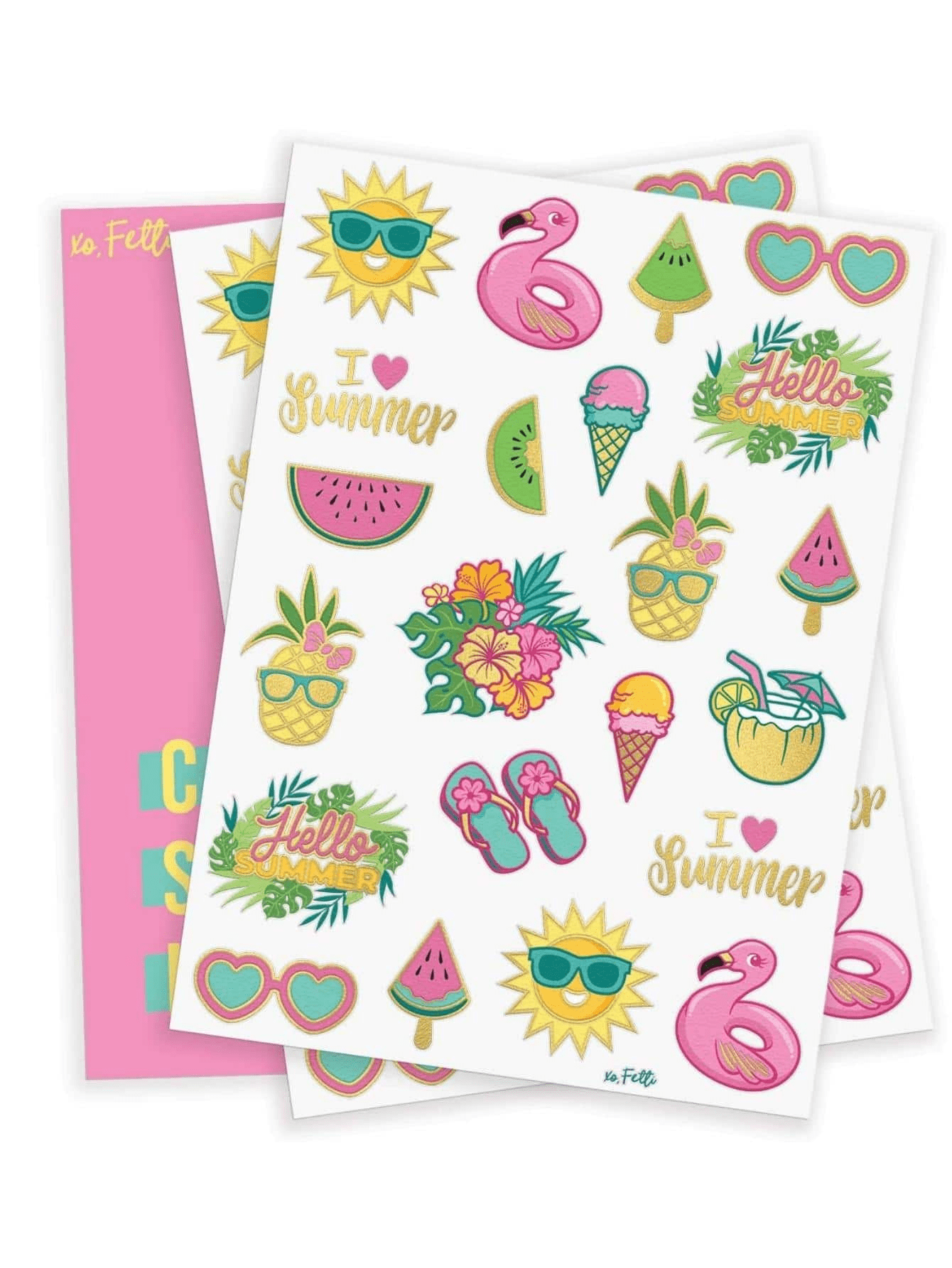 1pc Summer Beach Party Temporary Tattoo Sticker, Creative Hawaii Summer ...