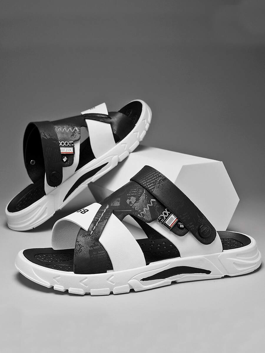 Men's Dual-Purpose Soft Bottom Open-Toed Sandals For Driving And ...