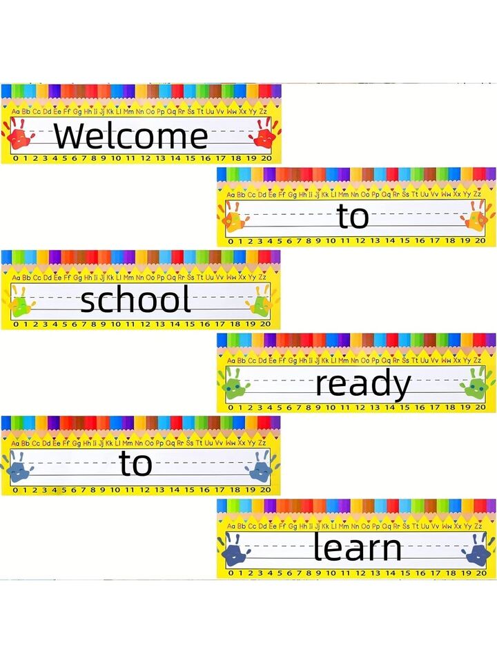 10pcs Back-to-school Personalized Stickers Name Tag Labels | SHEIN