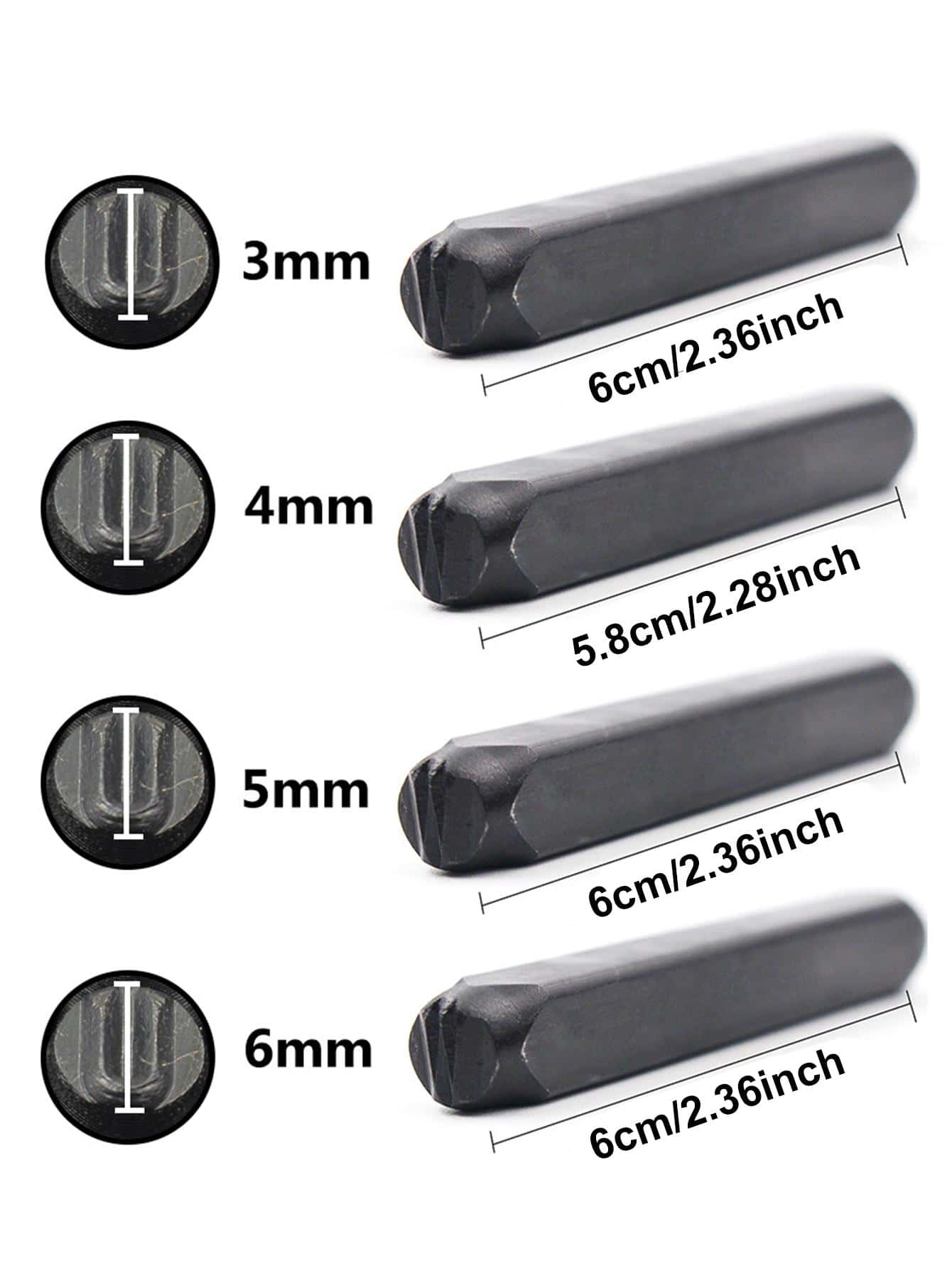 36pcs Stainless Steel Letter & Number Stamp Set | SHEIN EUR