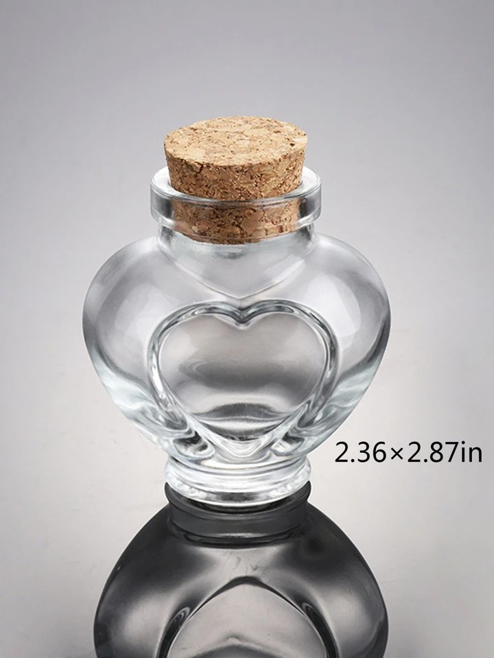 Heart Shaped Bottles With Corks