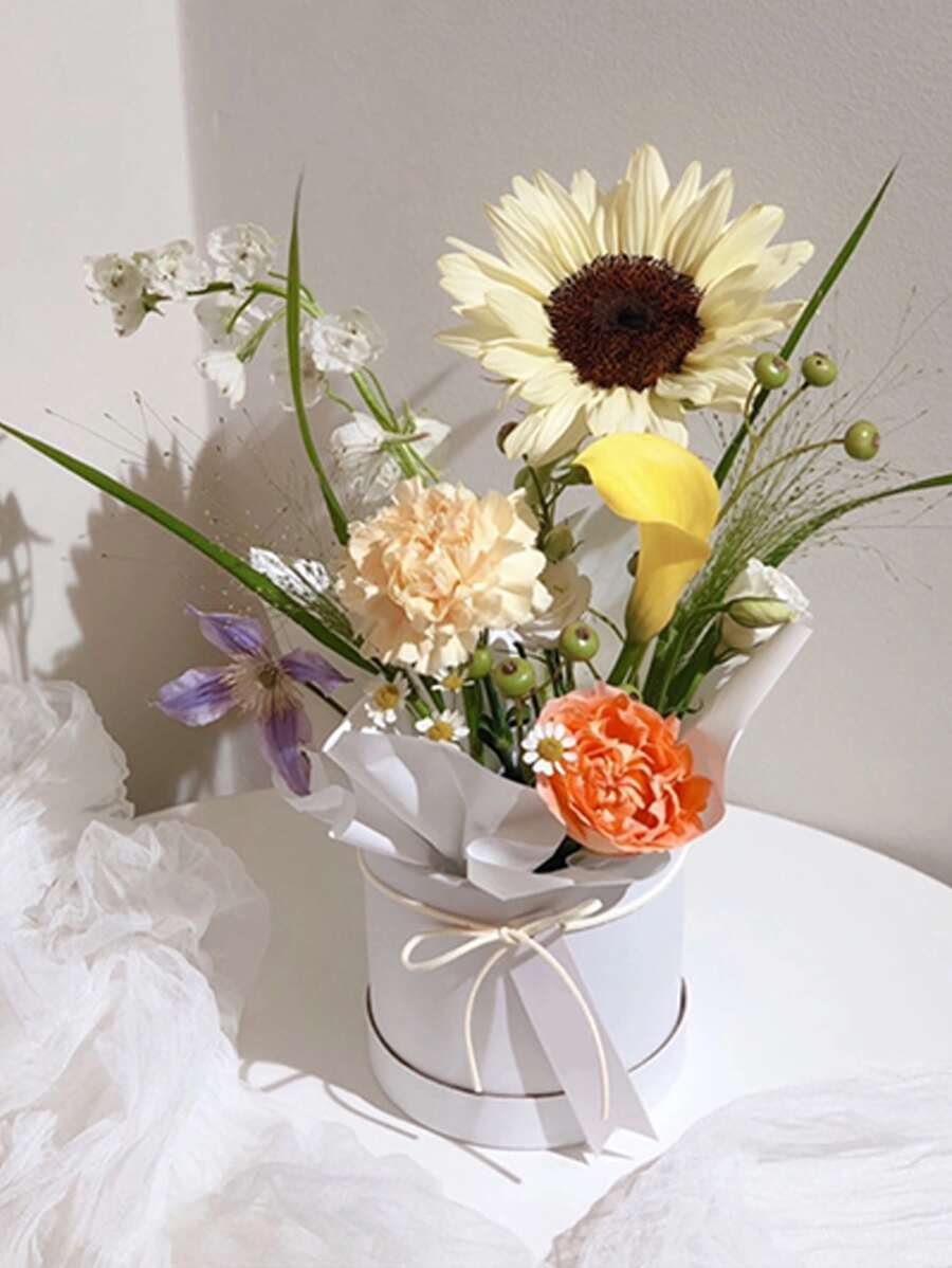 1pc Flower Bouquet Handheld Fresh Flower Bucket | SHEIN USA
