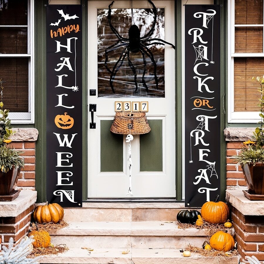 1 Set, Halloween Decorations Outdoor Trick Or Treat It's October ...