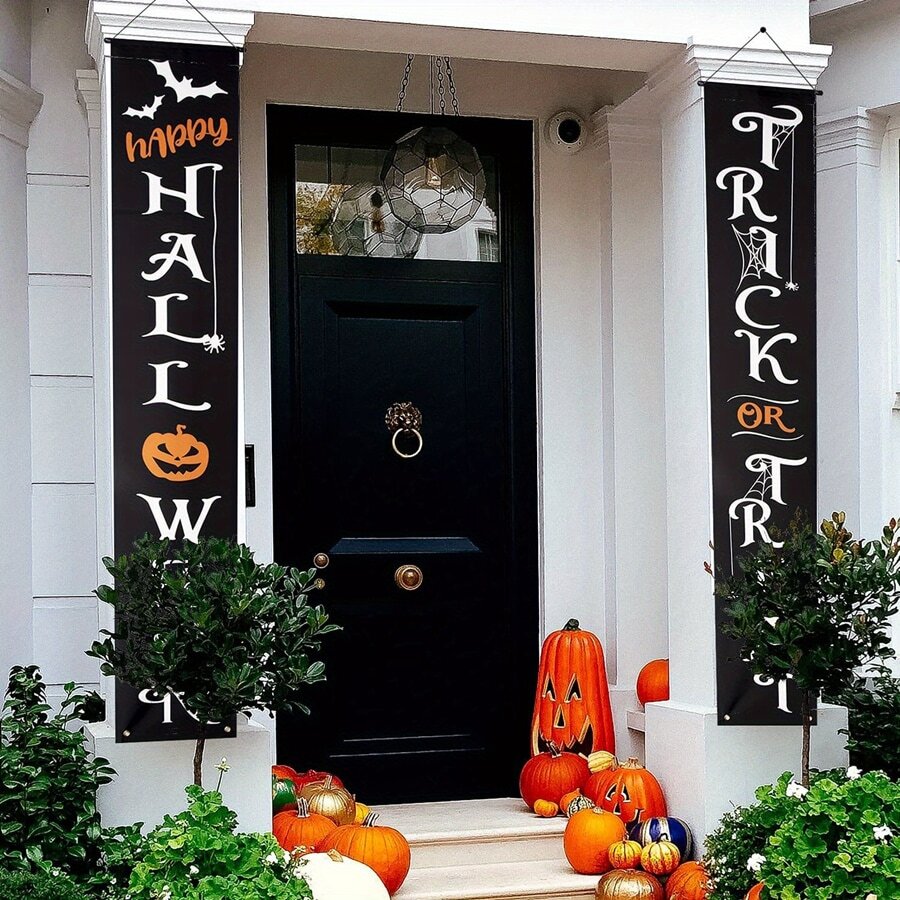 1 Set, Halloween Decorations Outdoor Trick Or Treat It's October ...