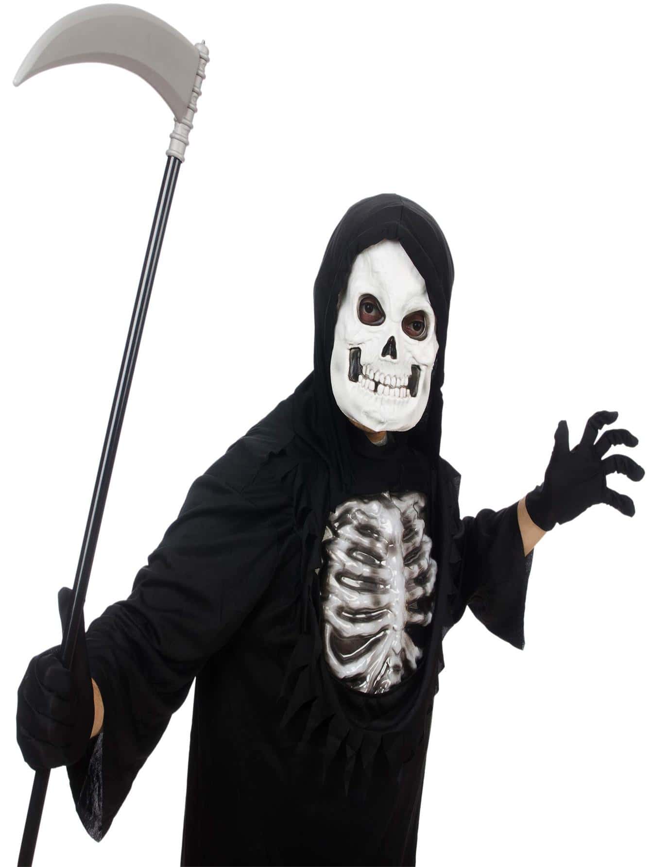 1pc Grey Death Scythe Staff - Death Costume Accessory Weapon, Scythe ...
