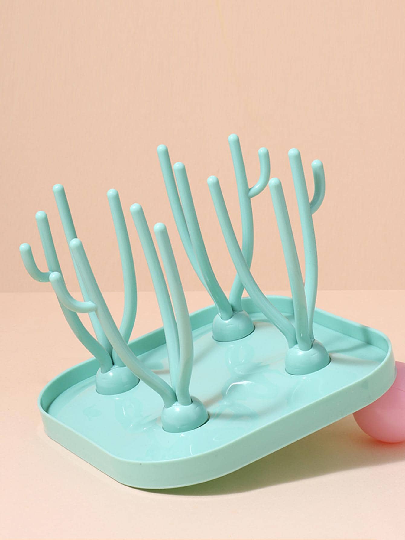 1pc Baby Bottle Drying Rack With Tray, Large Capacity Bottle Drying ...