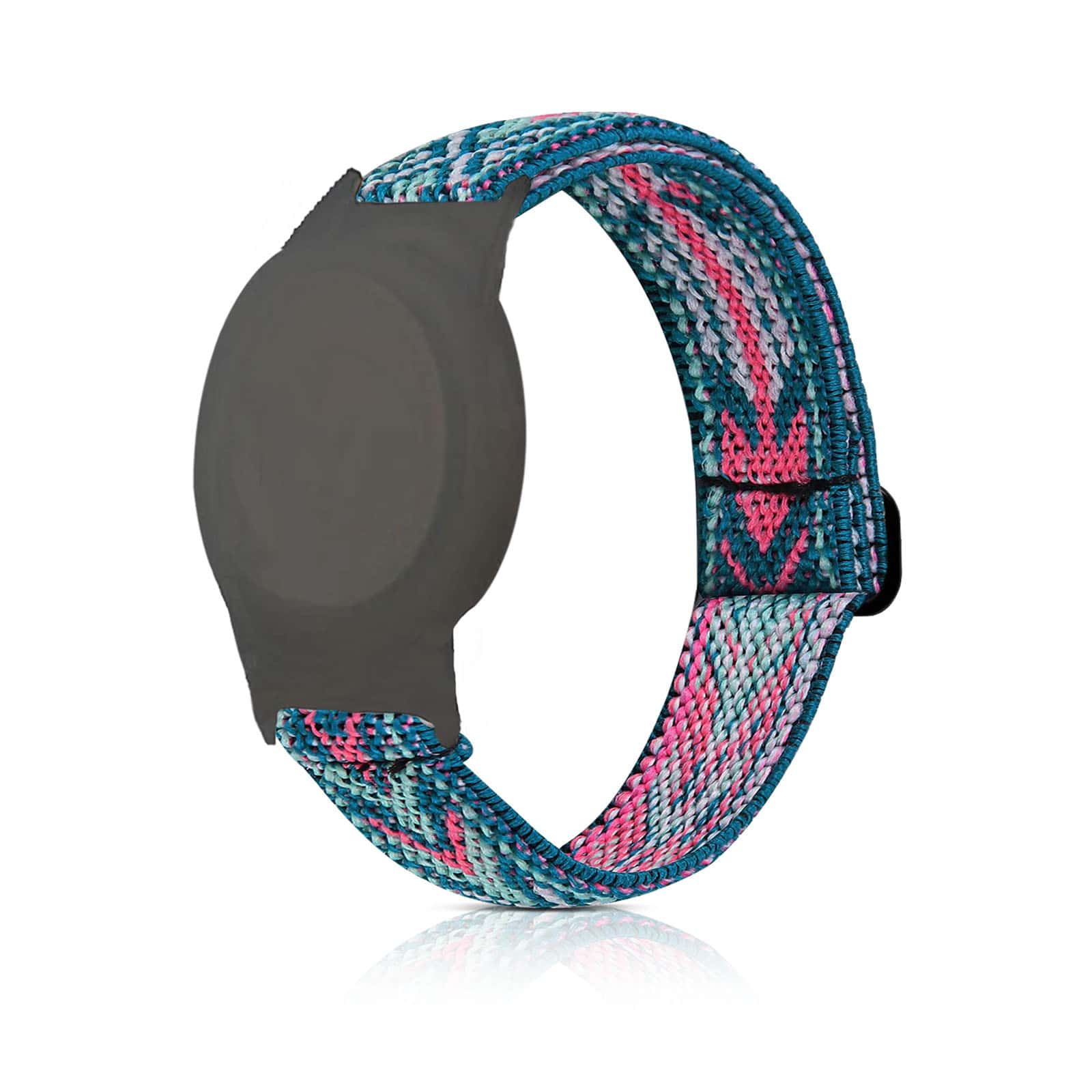 Airtag Wristbands, Stretchy Nylon Bracelet with Holder Compatible with ...