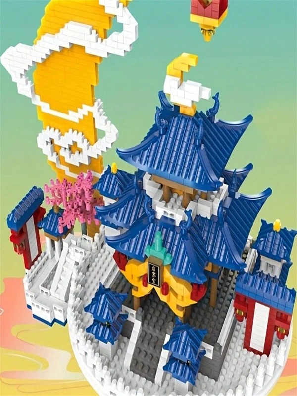 Micro Particles Architecture Puzzle Building Block Toy, Chinese Style ...