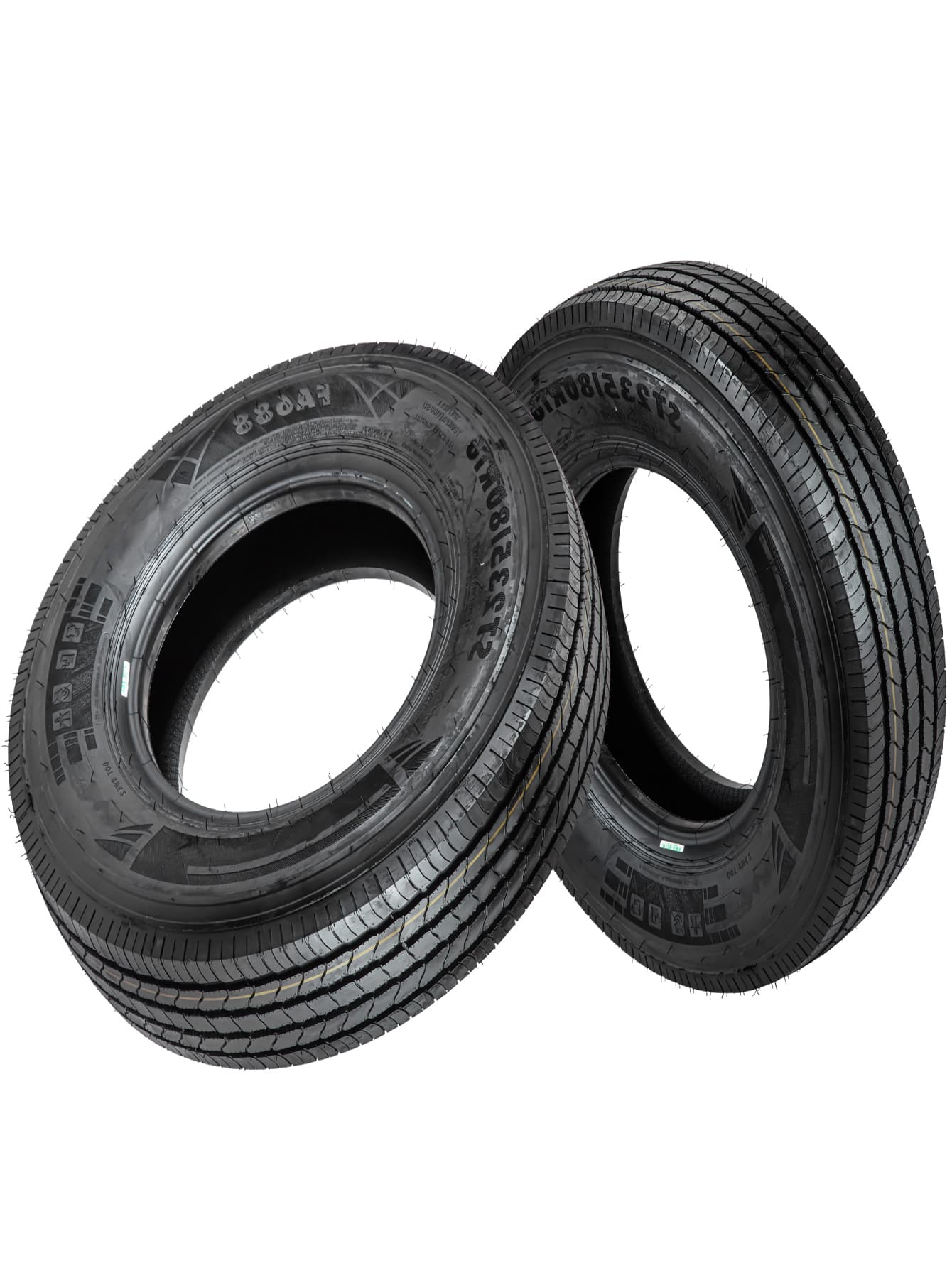 Set of 2 New All Steel ST235/85R16 14PR, Load Range G, Heavy Duty ST ...
