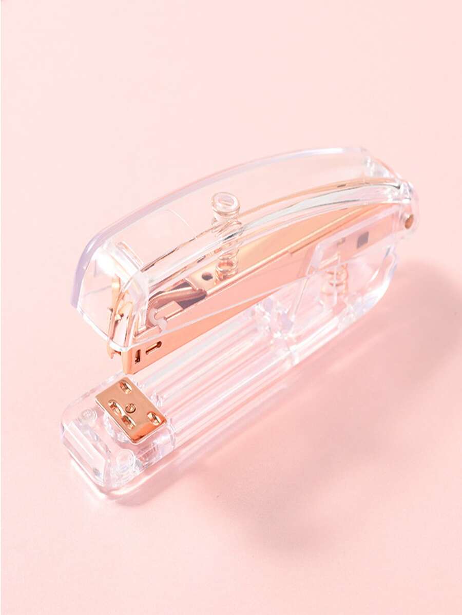 Transparent rose gold Stapler simple stapler | SHEIN USA