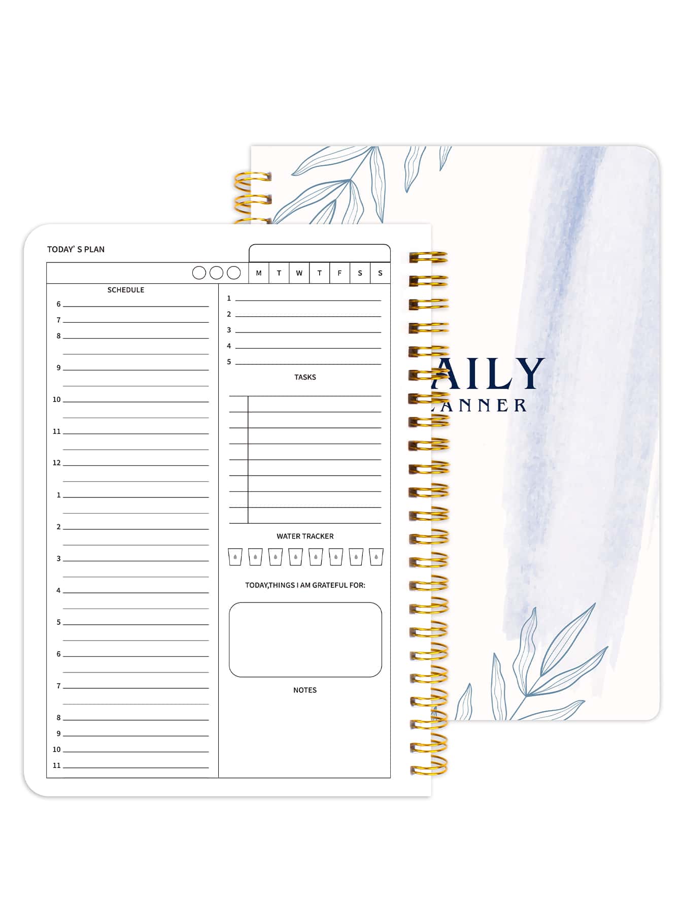 Daily Planner Undated Simplified To Do List Notebook, Hourly Planner ...